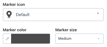 Marker icons – District